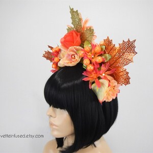 FOREST NYMPH Floral Headpiece Floral Headdress Hand Crafted Floral ...