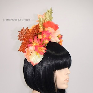 FOREST NYMPH Floral Headpiece Floral Headdress Hand Crafted Floral ...