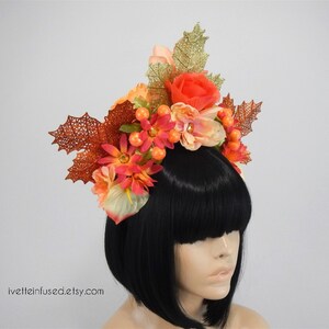FOREST NYMPH Floral Headpiece Floral Headdress Hand Crafted Floral ...