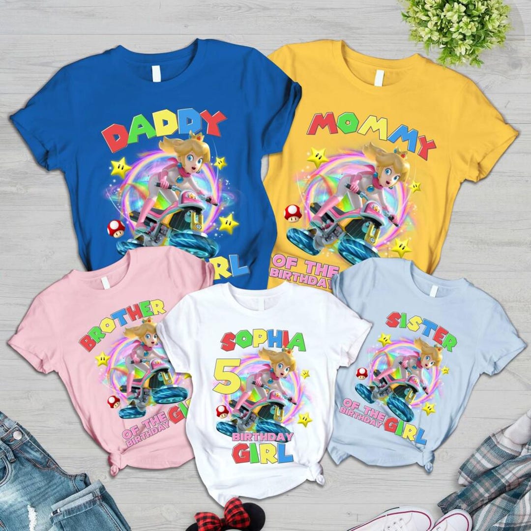 Princess Peach Birthday Family Png | Princess Peach Png | Super Mario ...