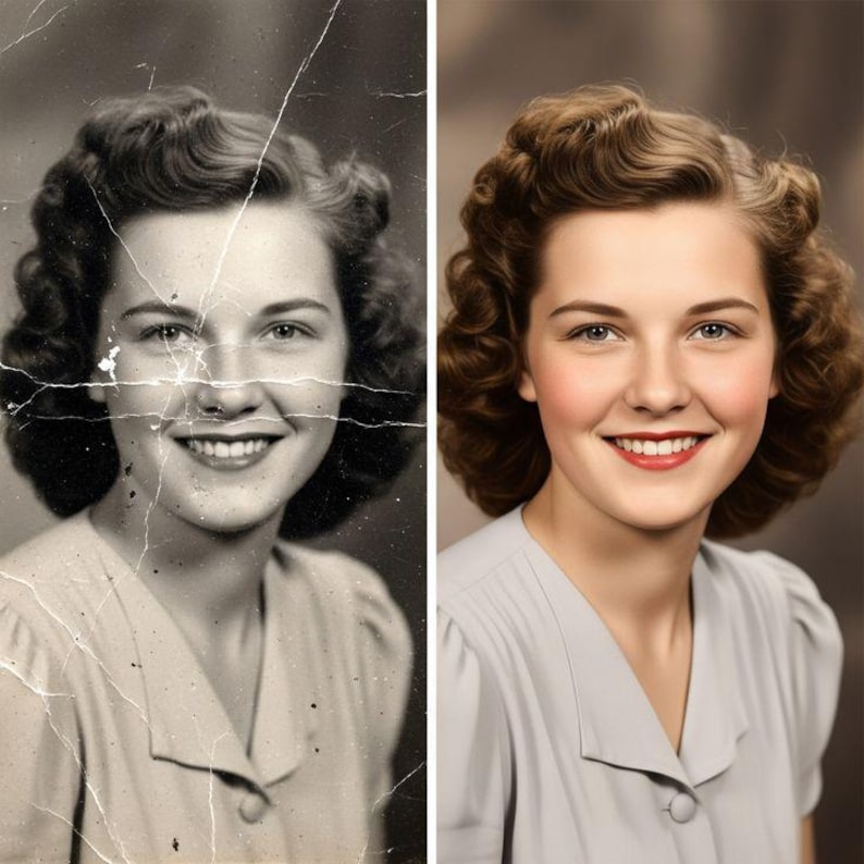 Restore Old Photos | Photo Repair, Colorization & Enhancement Service ...