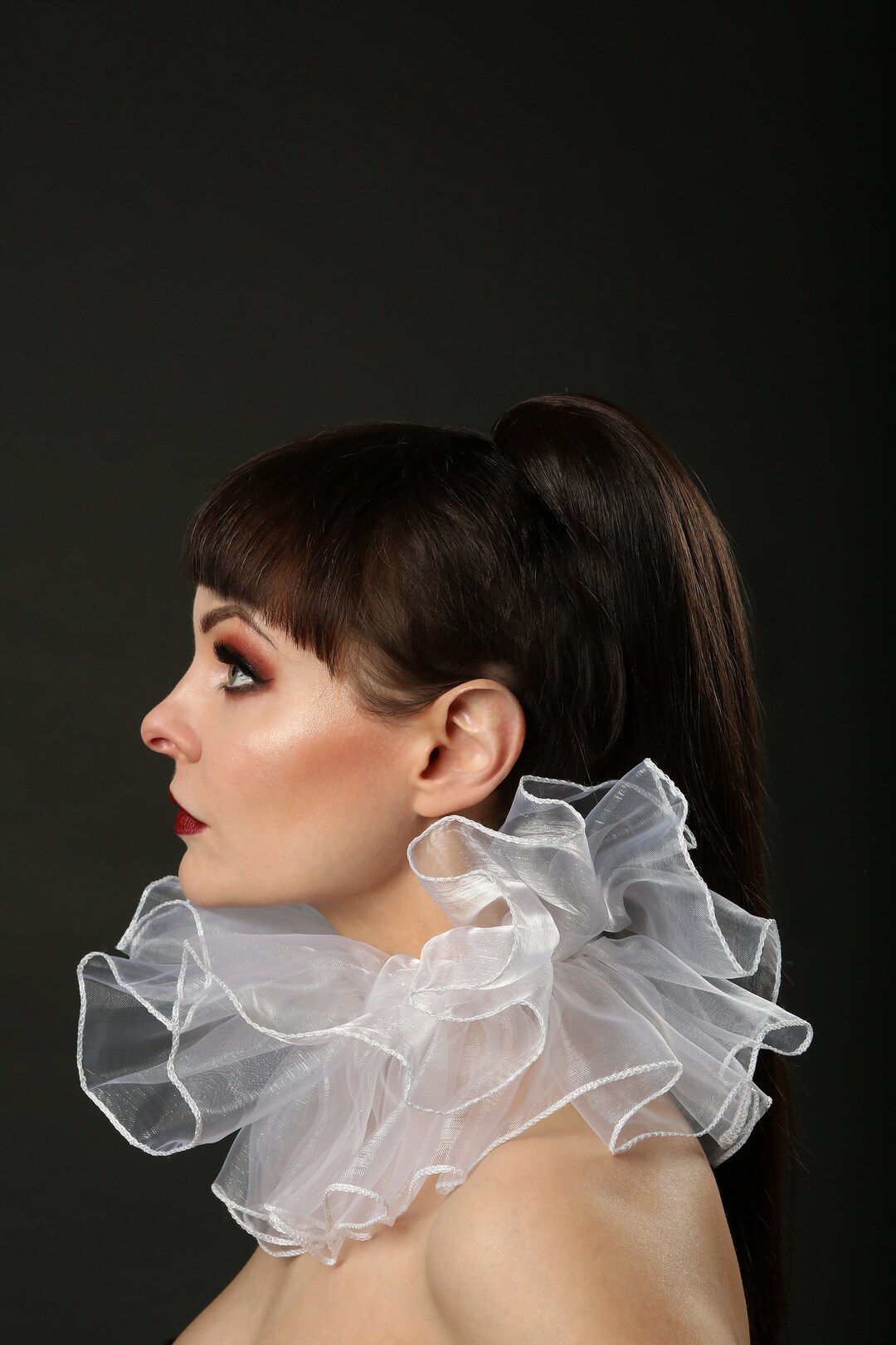 Luxus Pierrot Weißer Clown Ruff - Etsy.de