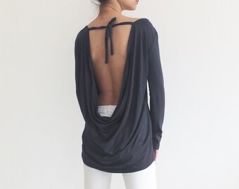 Open Back Shirt - Etsy