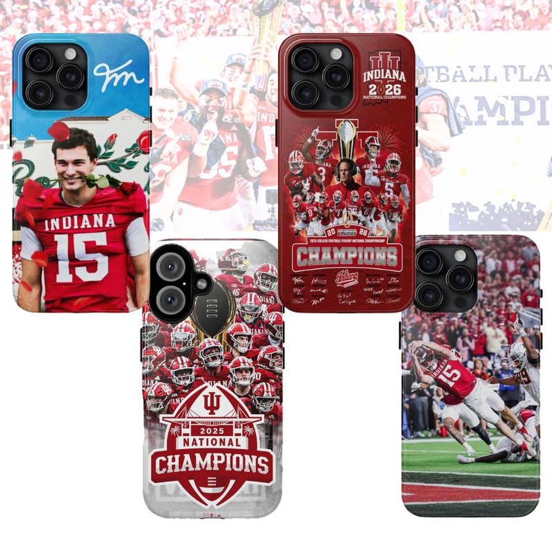 Indiana Football Champions iPhone Case, College Sports Gift - Etsy UK