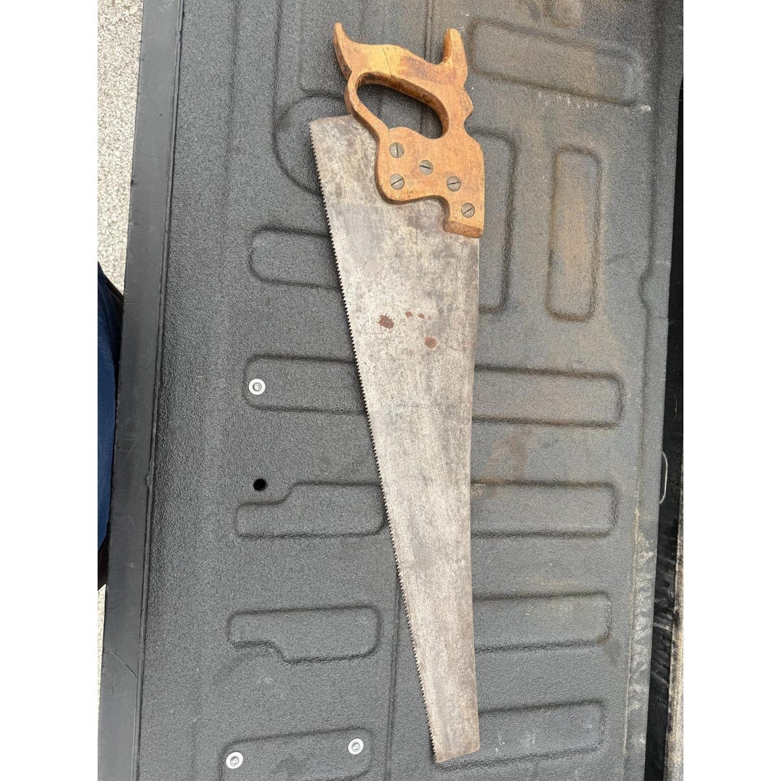 Vintage Disston Hand Saw No. 4 Wood Handle 8 TPI USA Antique Tool ...