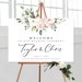 Pink Floral Wedding Templates Bundle Wedding Day Signs - Etsy