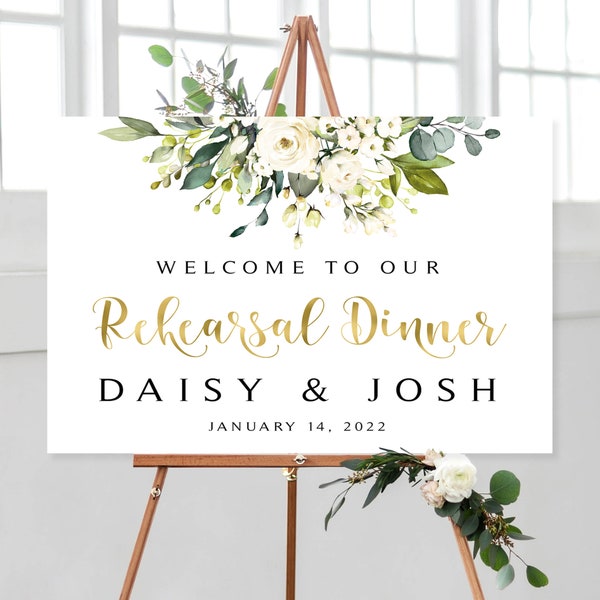 Rehearsal Dinner Sign - Etsy
