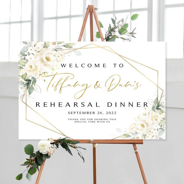 Rehearsal Dinner Sign - Etsy
