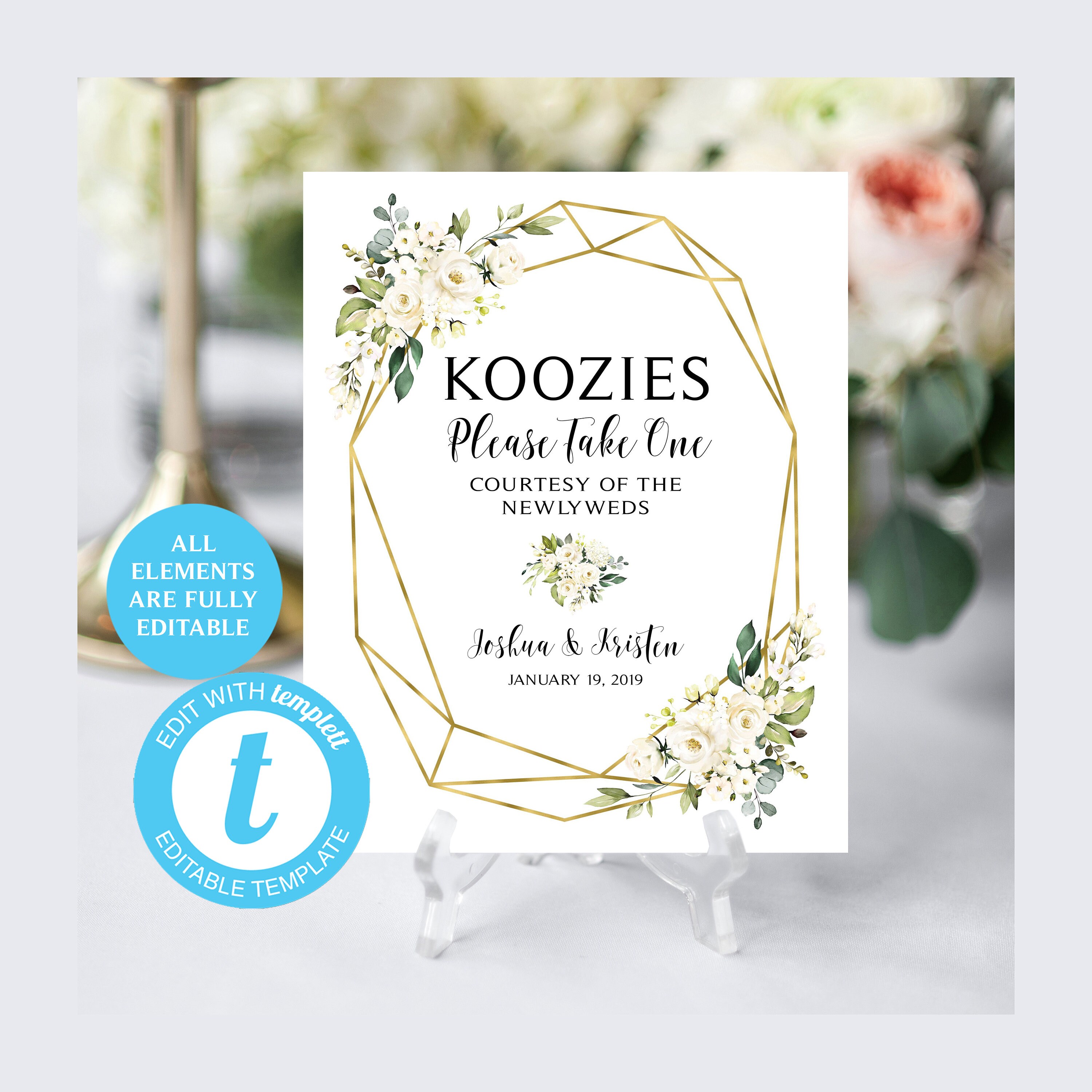 Wedding Koozie Templates TUTORE ORG Master Of Documents