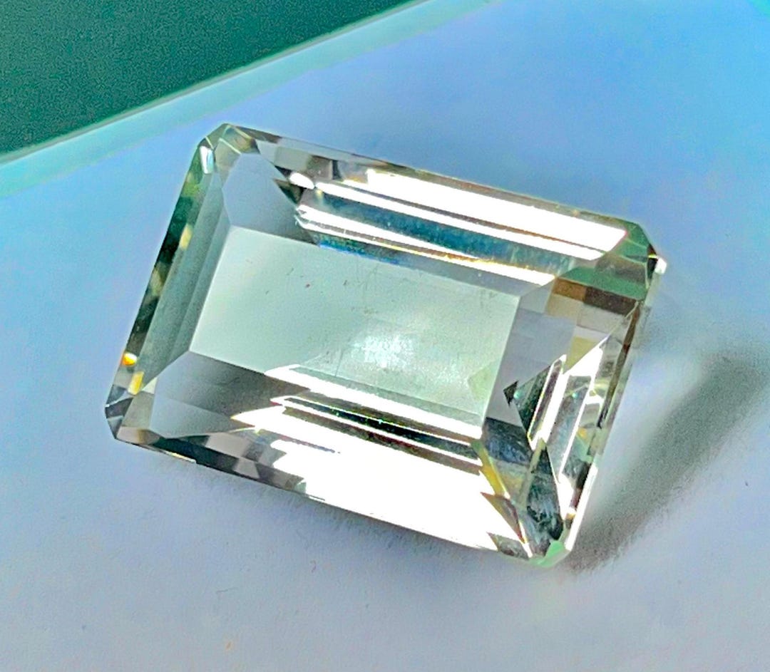 Natural Clear Quartz Gemstone for Jewelry Making | Rectangle Cut ...