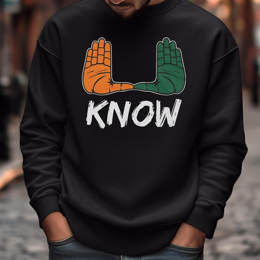 You Know Hand Signs University Style Personalized Design, Funny Miami ...