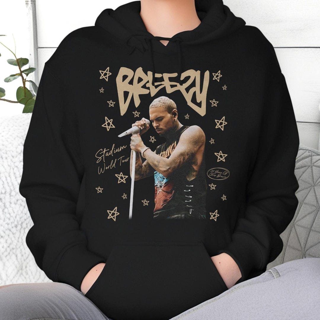 Chris Brown Tour Breezy Bowl XX Hoodie, Breezy Bowl Sweatshirt, Chris ...