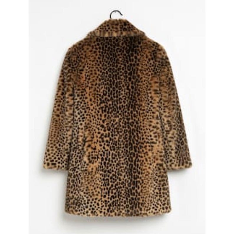 Luxury Unisex Leopard Print Satin Coat: High-end Street Wear Statement ...