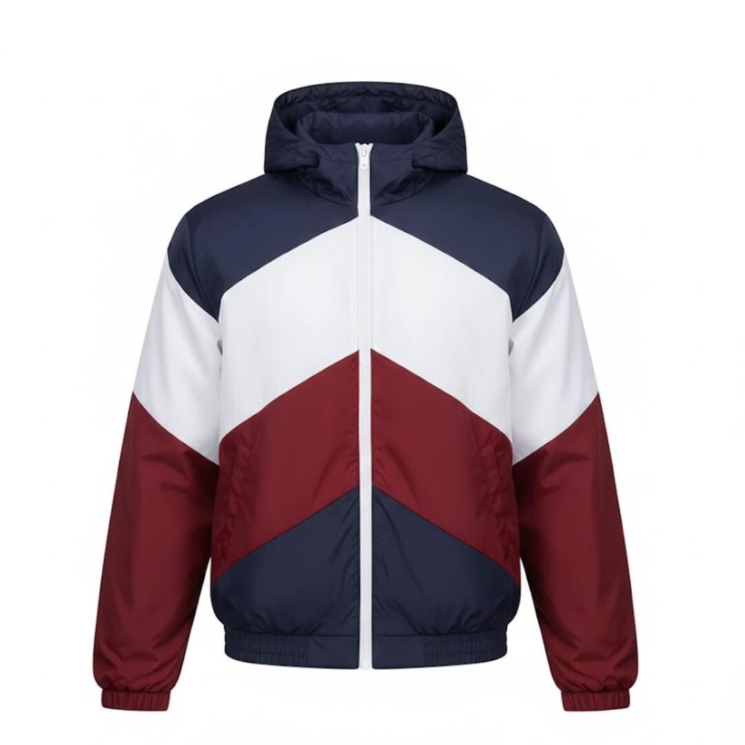 Kylie Estevez Parachute Color Block Jacket: Celebrity-inspired Street ...