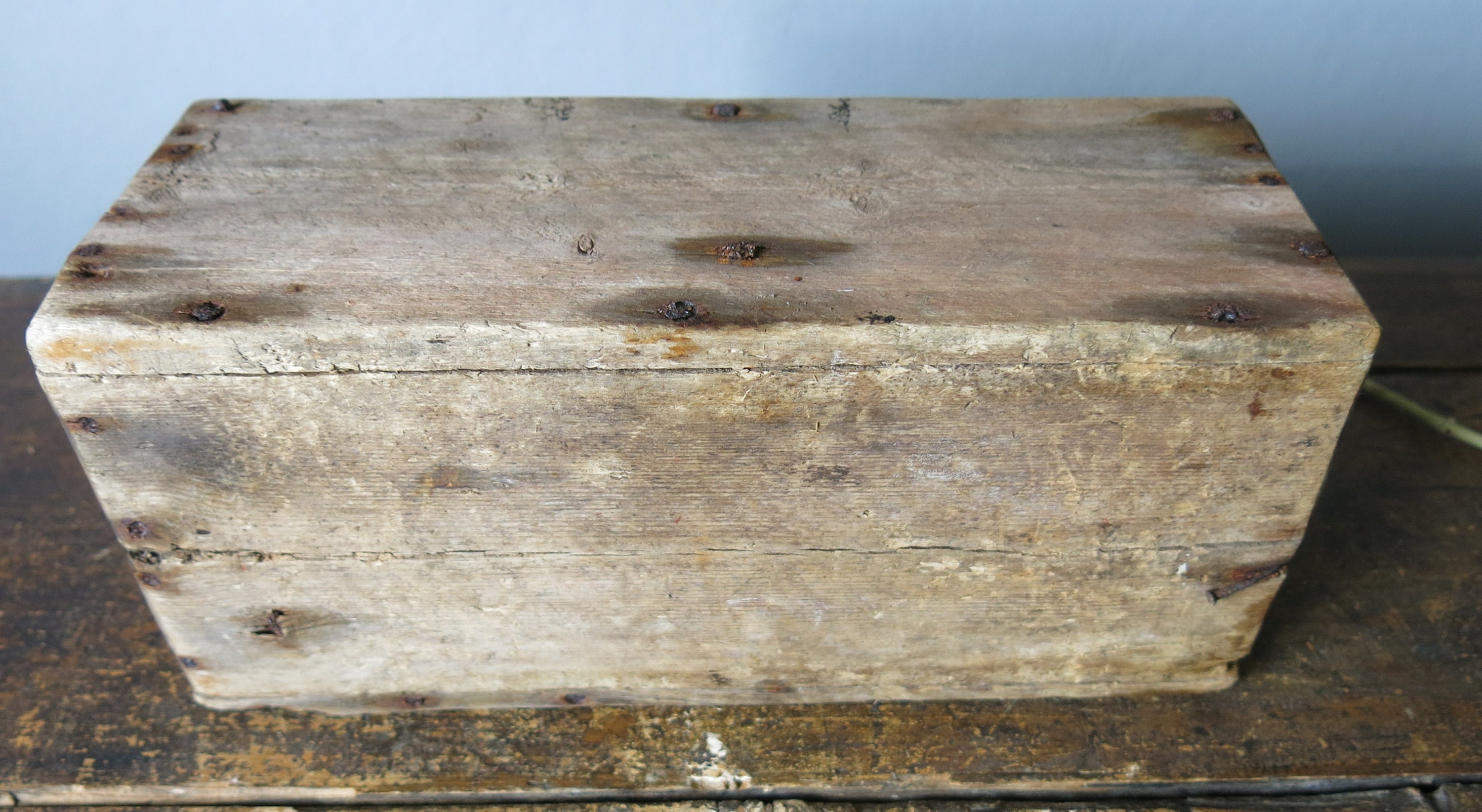 Antique Wood Wooden Box Container Primitive Rustic Norwegian | Etsy