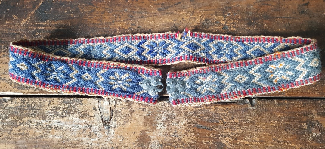 AS IS Wool Antique Hand Woven Norwegian Bunad Folk Costume Belt - Etsy
