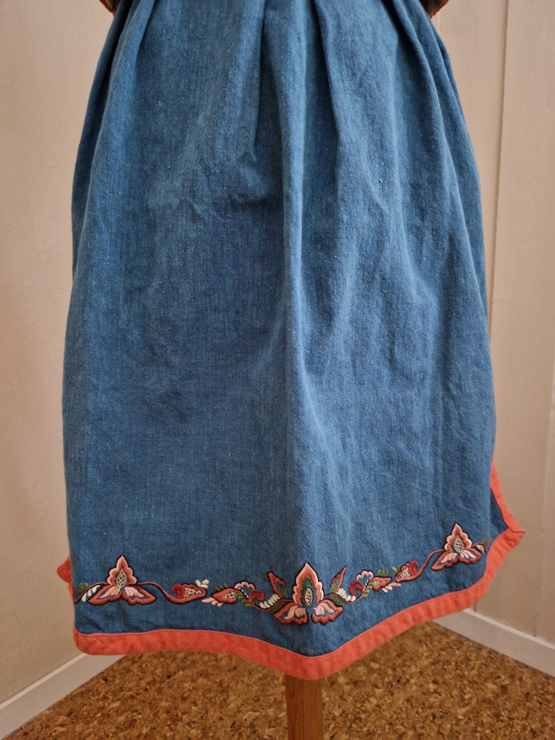 Traditional Norwegian Bunad Apron and Waistcoat Vest Folk Costume ...