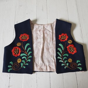 Antique Norwegian Heirloom Child Folk Costume Bunad Top Bodice Vest ...