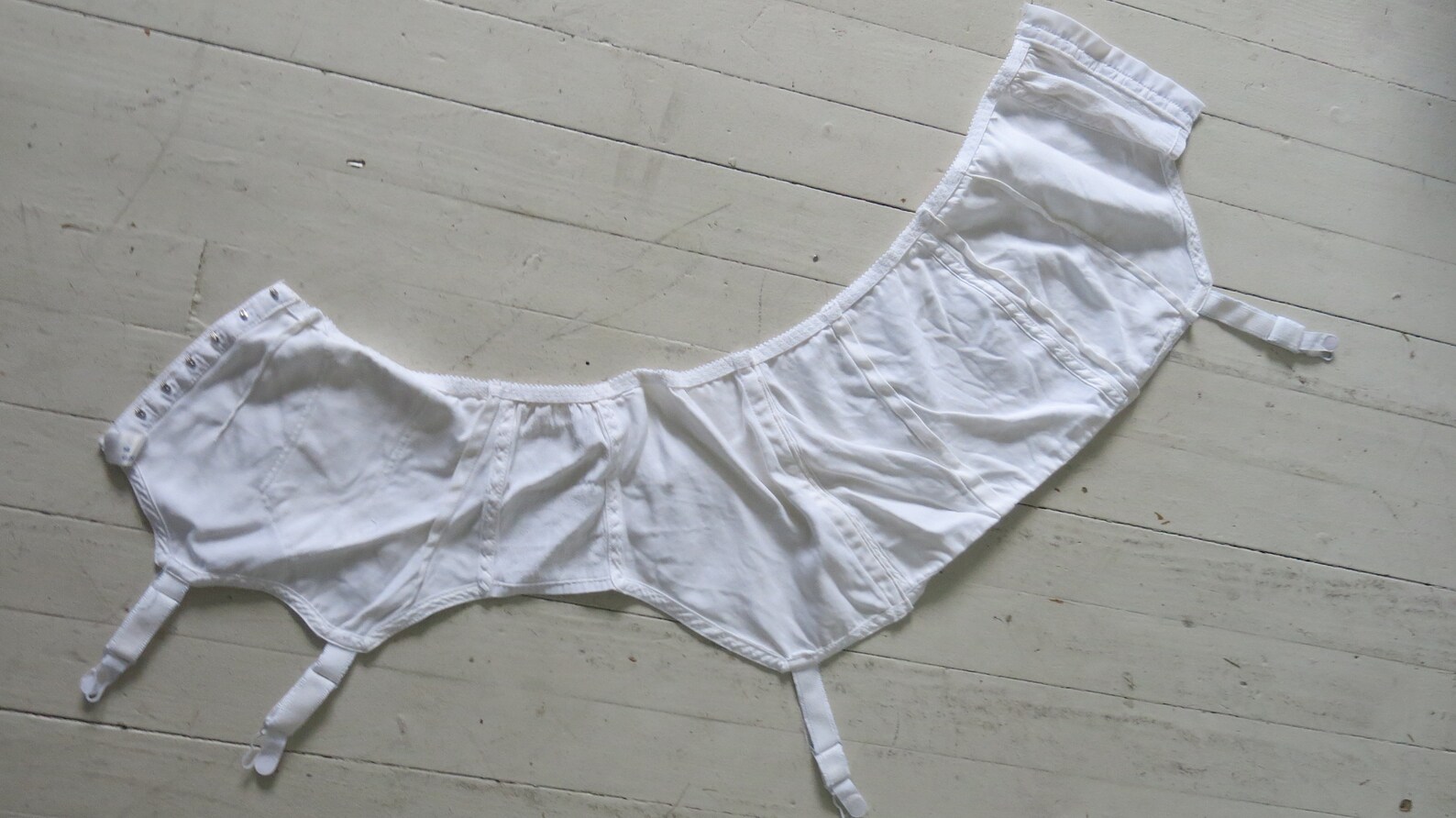 50s 60s Corset Garters Girdle Lingerie White Norwegian Frøya - Etsy