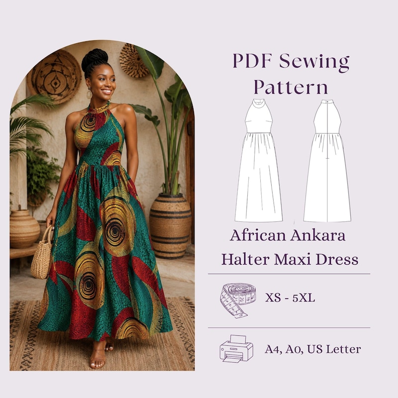 African Sewing Patterns for Dresses - Etsy