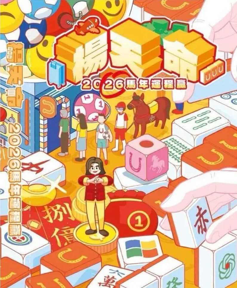 Year of the Horse 楊天命2026馬年運程贏 親筆簽名 Autographed Chinese Zodiac Yearbook ...