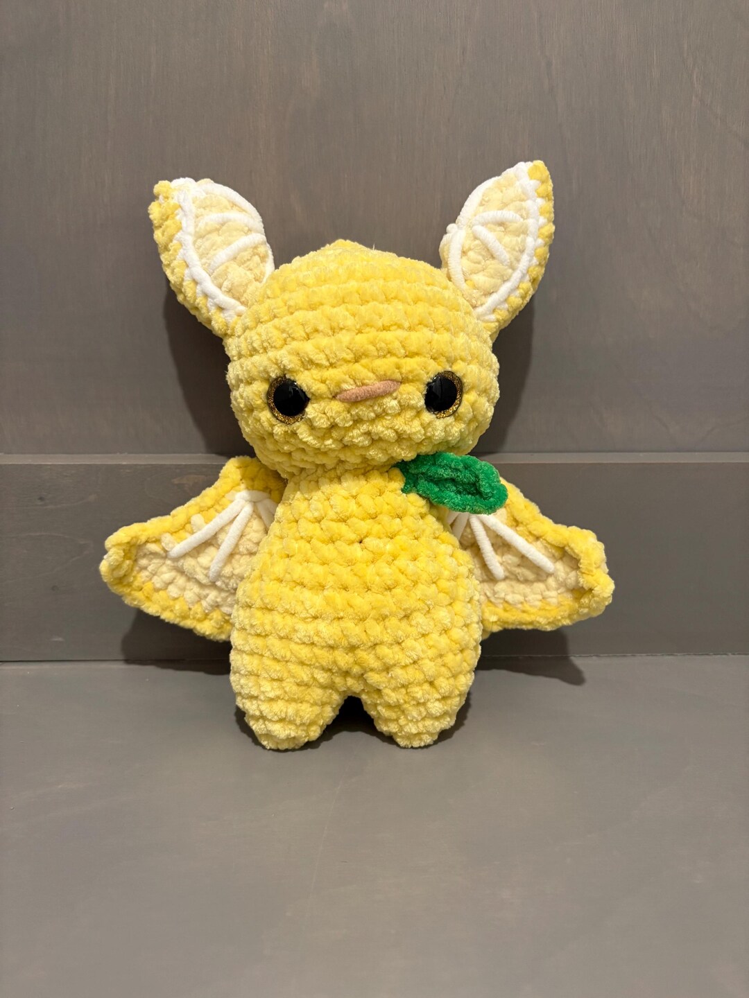 Lemon Bat Crocheted Plushie - Etsy