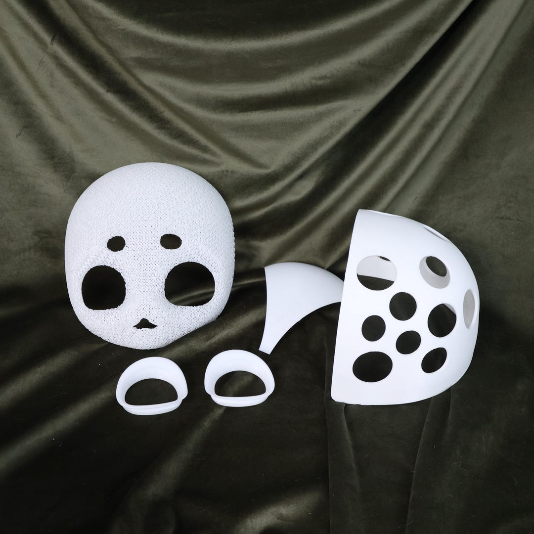 Lightweight Fursuit Head Base Breathable Mesh Skull Rigid 3D Printed ...