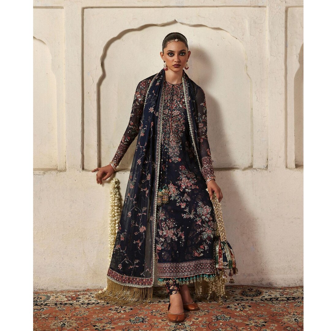 Pakistani Indian Wedding Collections Designer Handmade Dress Maxi Royal ...