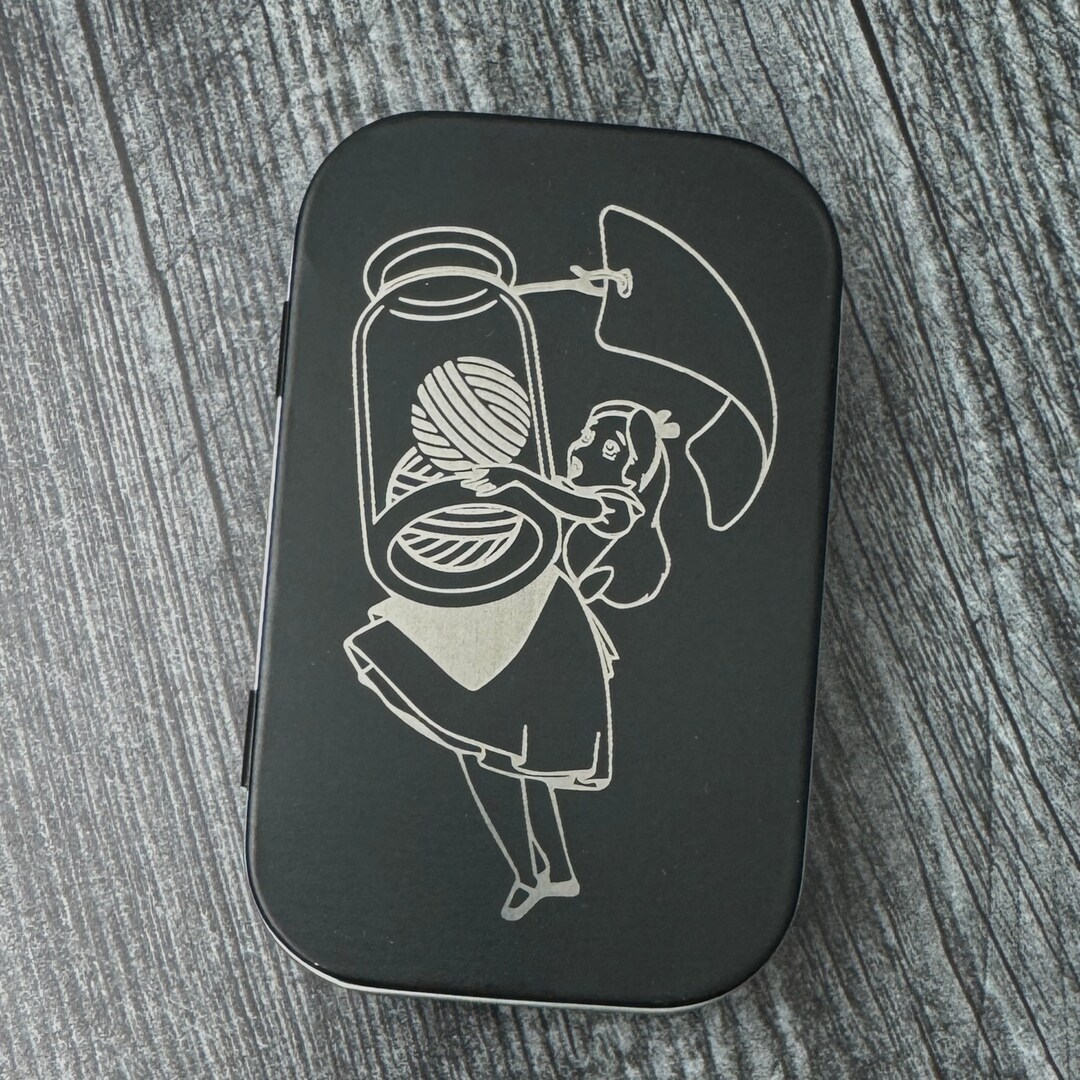 The Alice in Wonderland Tin • Alice Drink Me Inspired • Knitting Tool ...