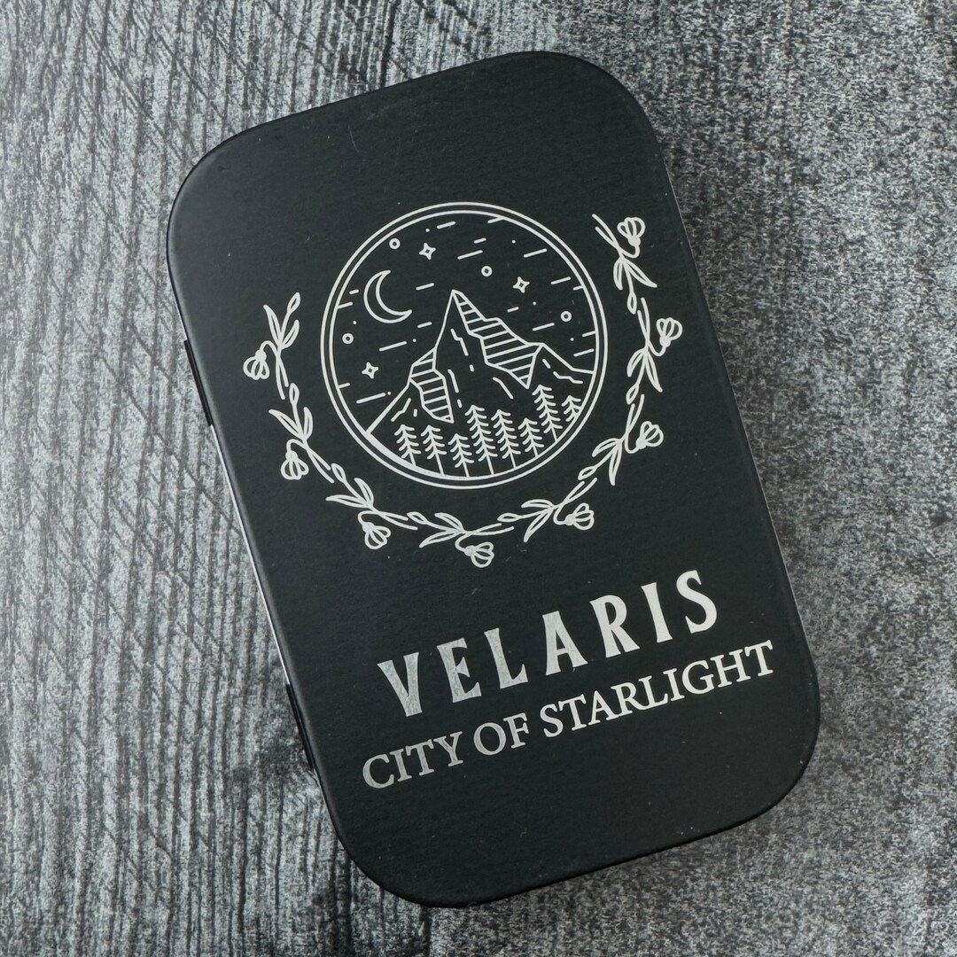 The Velaris City of Starlight Tin ACOTAR / MAAS Inspired Knitter ...