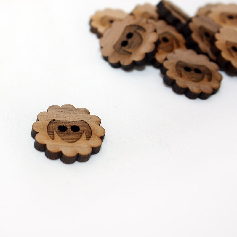 Laser Cut Button - Etsy