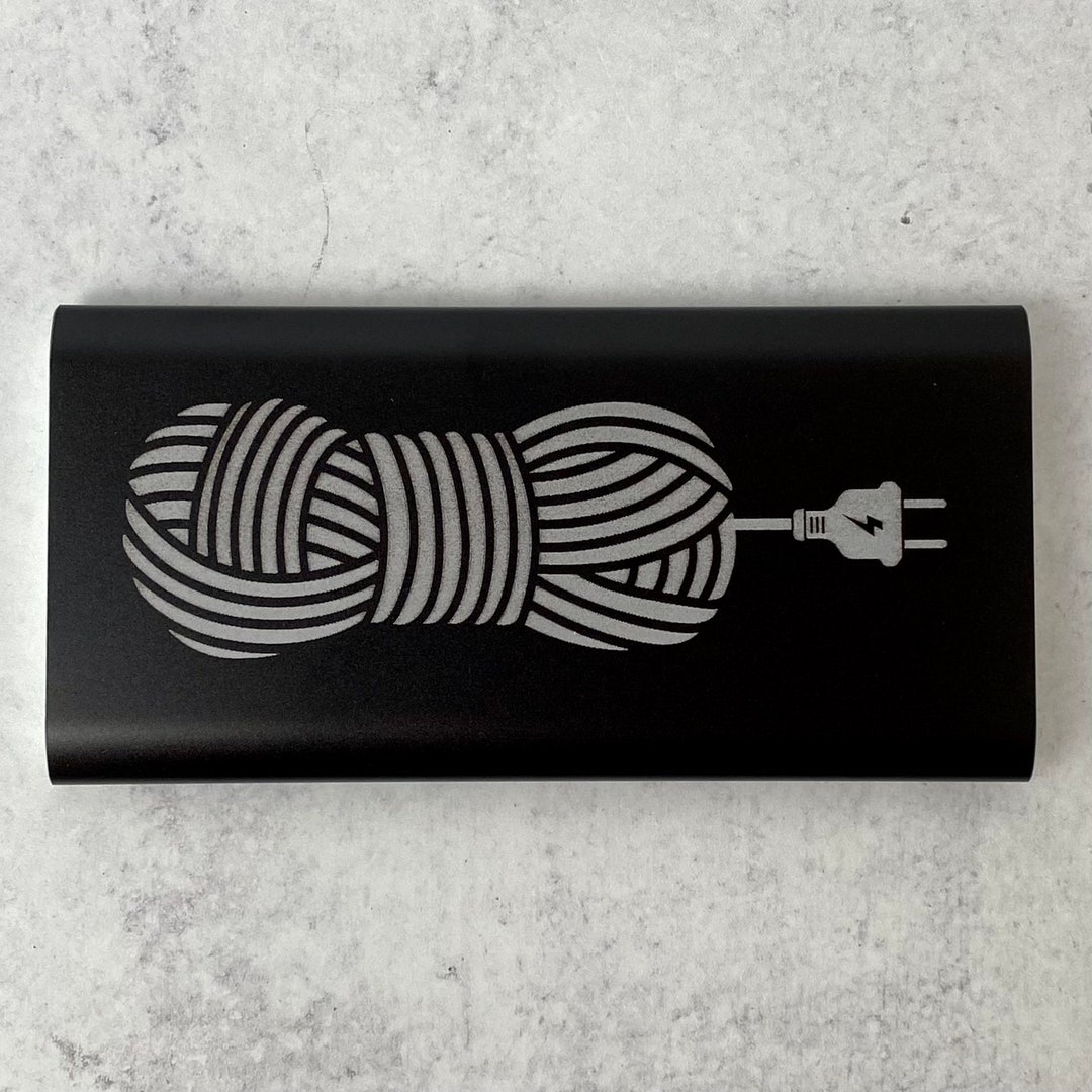 Yarn Power Bank & Wireless Charger for Knitters • Crocheters • Fiber ...