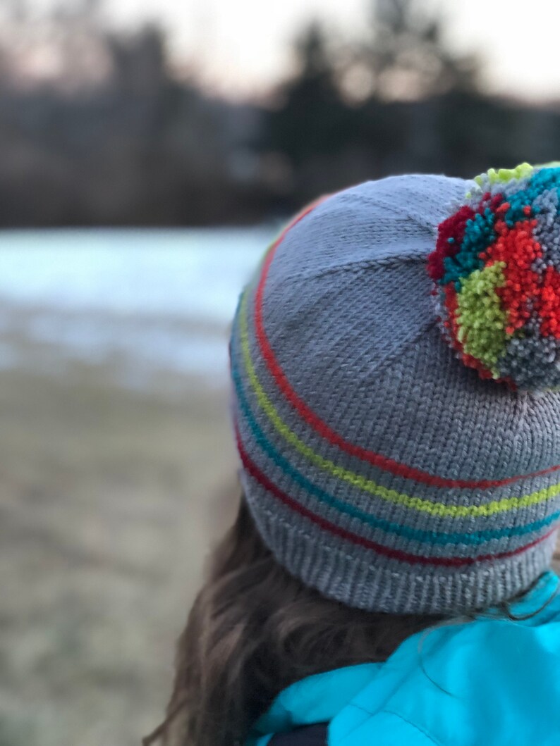 Four Sticks Hat Knitting Pattern PDF - Etsy