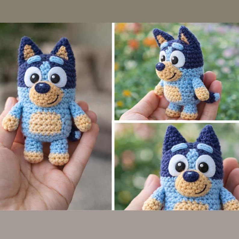 Blue Healer Dog Bundle - Inspired by Bluey Crochet Pattern Pdf ...