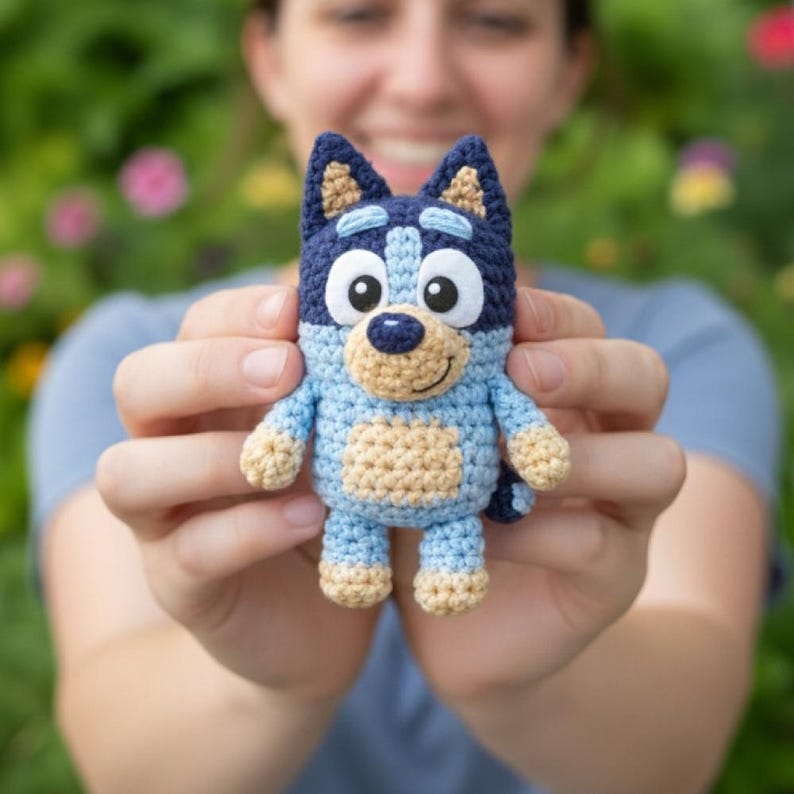 Blue Healer Dog Bundle - Inspired by Bluey Crochet Pattern Pdf ...