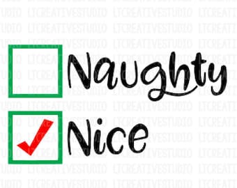 Naughty or nice | Etsy