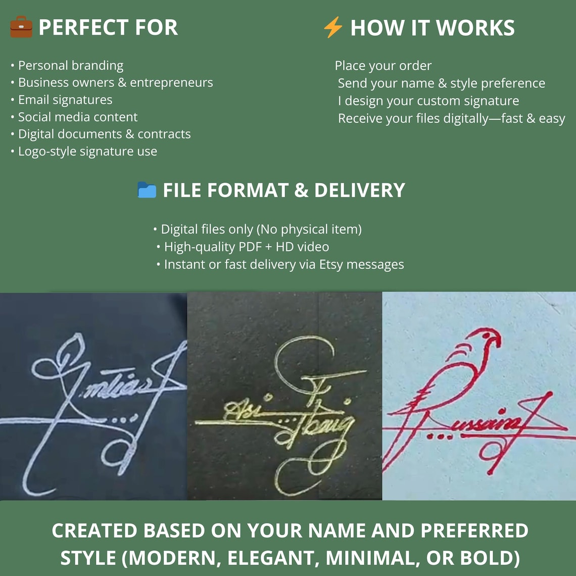 Custom Handwritten Eagle Signature Design | Personalized Digital ...