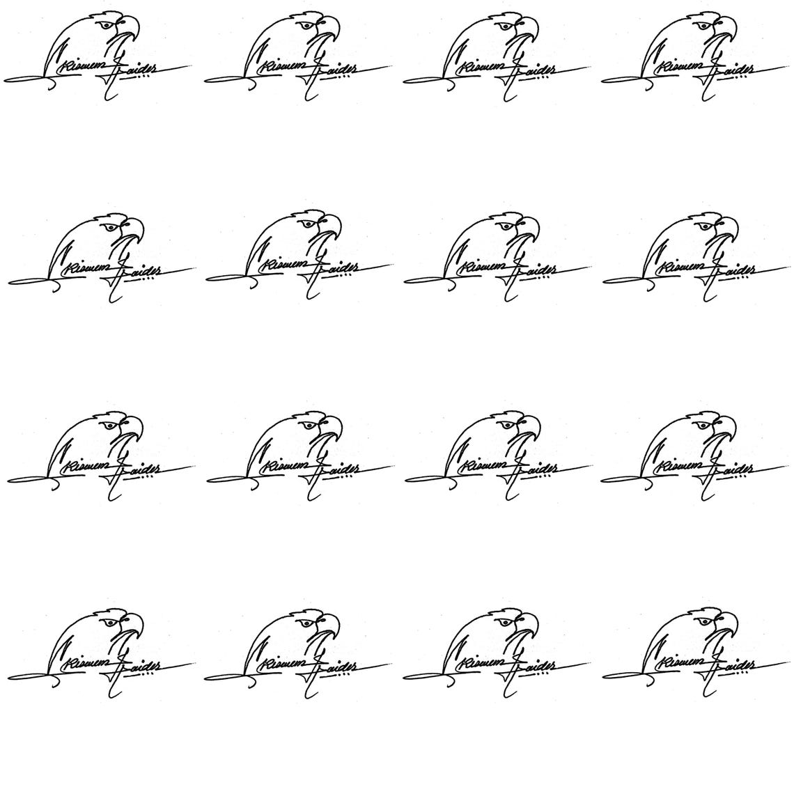Custom Handwritten Eagle Signature Design | Personalized Digital ...