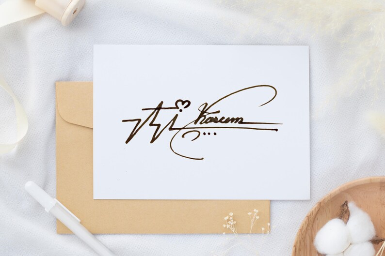Easy-to-write Custom Digital Signature | Handwritten Name Logo | PDF ...