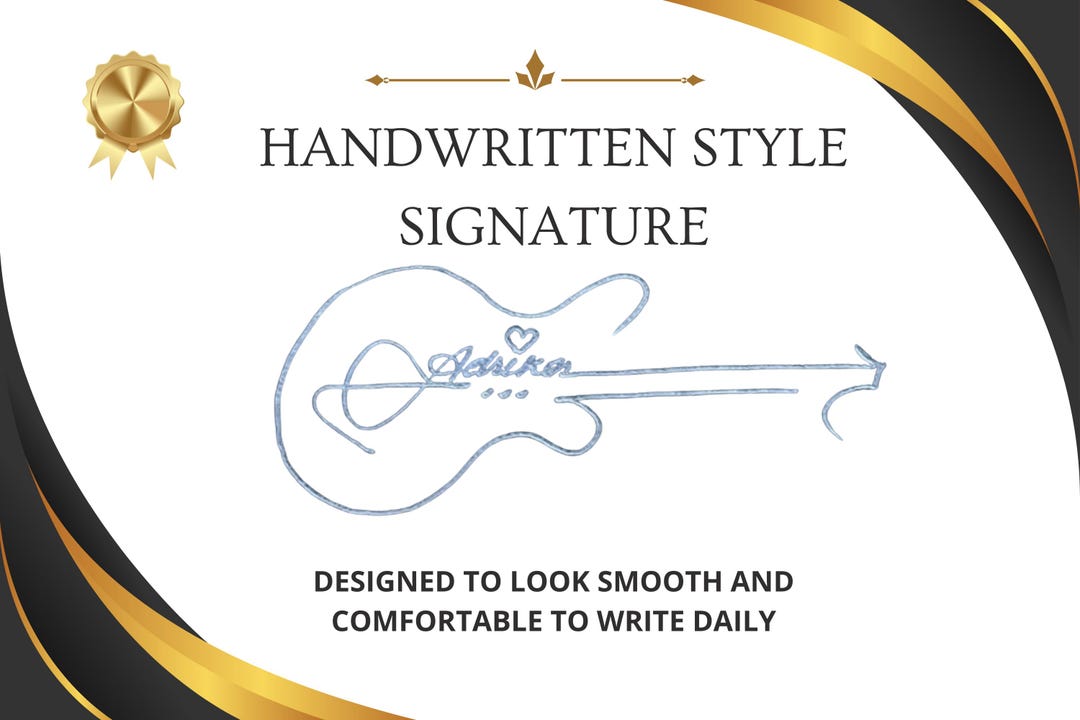 Handwritten Style Signature | Custom Digital Name Signature With ...