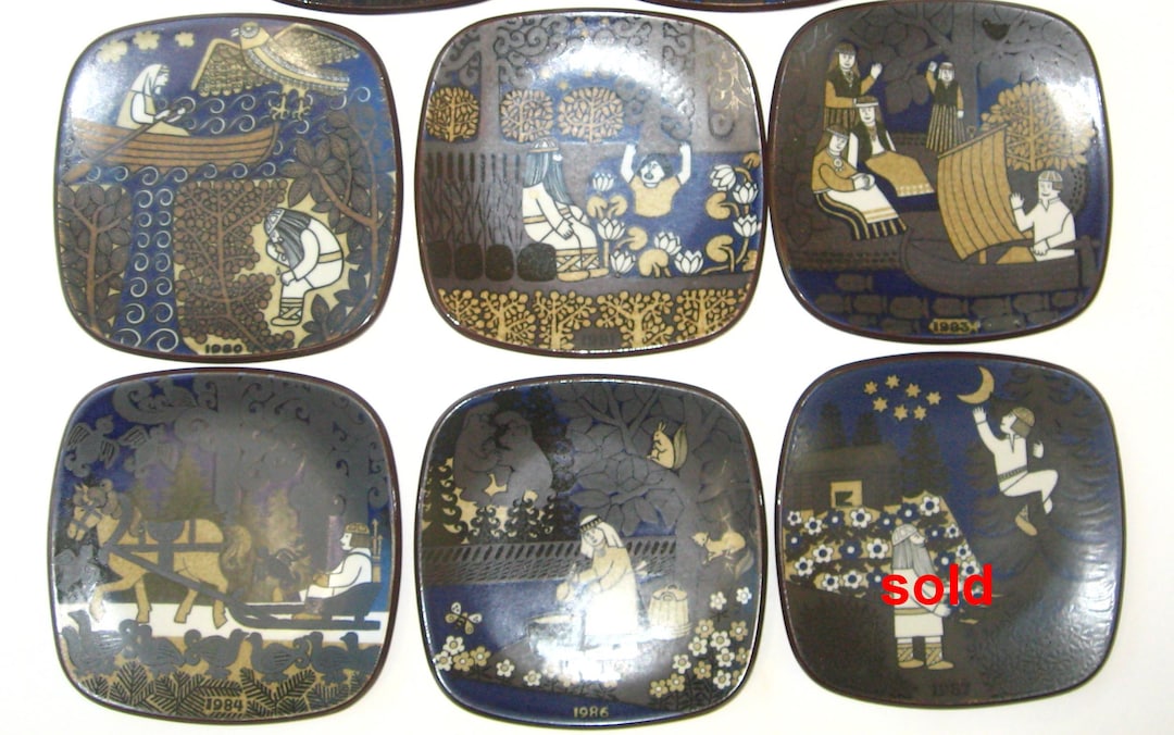 Arabia Finland KALEVALA Ltd Edition Annual Collector’s Wall Plate ...