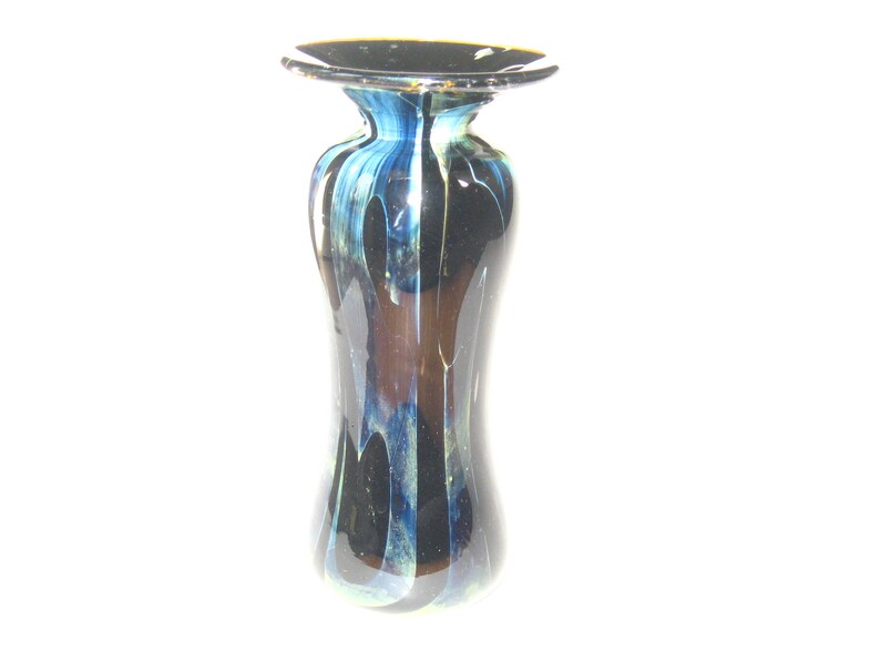 Don Bagwell Signed & Dated Early Studio Art Glass Vase 1974 - Etsy