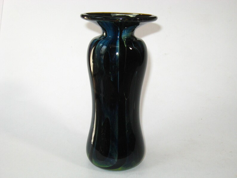Don Bagwell Signed & Dated Early Studio Art Glass Vase 1974 - Etsy