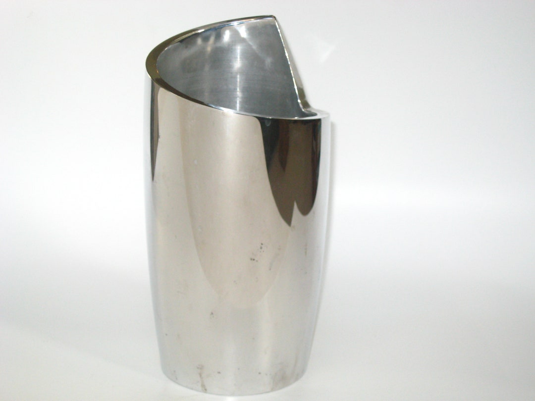 Vintage Nambe’ SPIRAL Wine Chiller #6190: Vintage Modernist Aluminum ...
