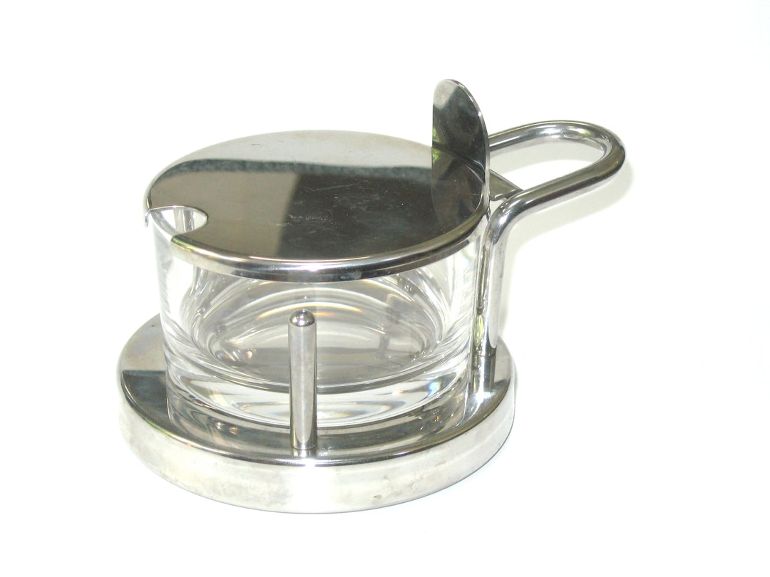 ALESSI Ettore Sottsass Parmesan Cheese Cellar Italy 18/10 Inox ...