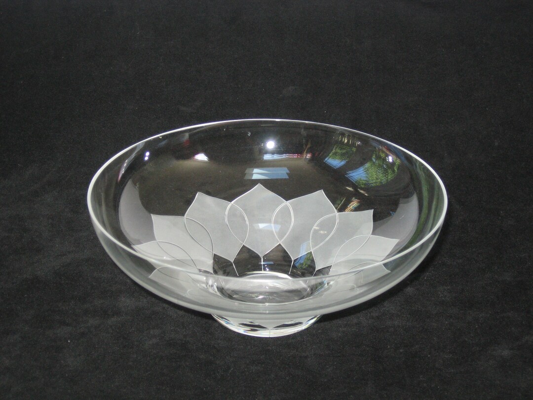 Rosenthal Studio Line Crystal LOTUS BLOSSOMS 6.5" Bowl Bjorn Wiinblad ...