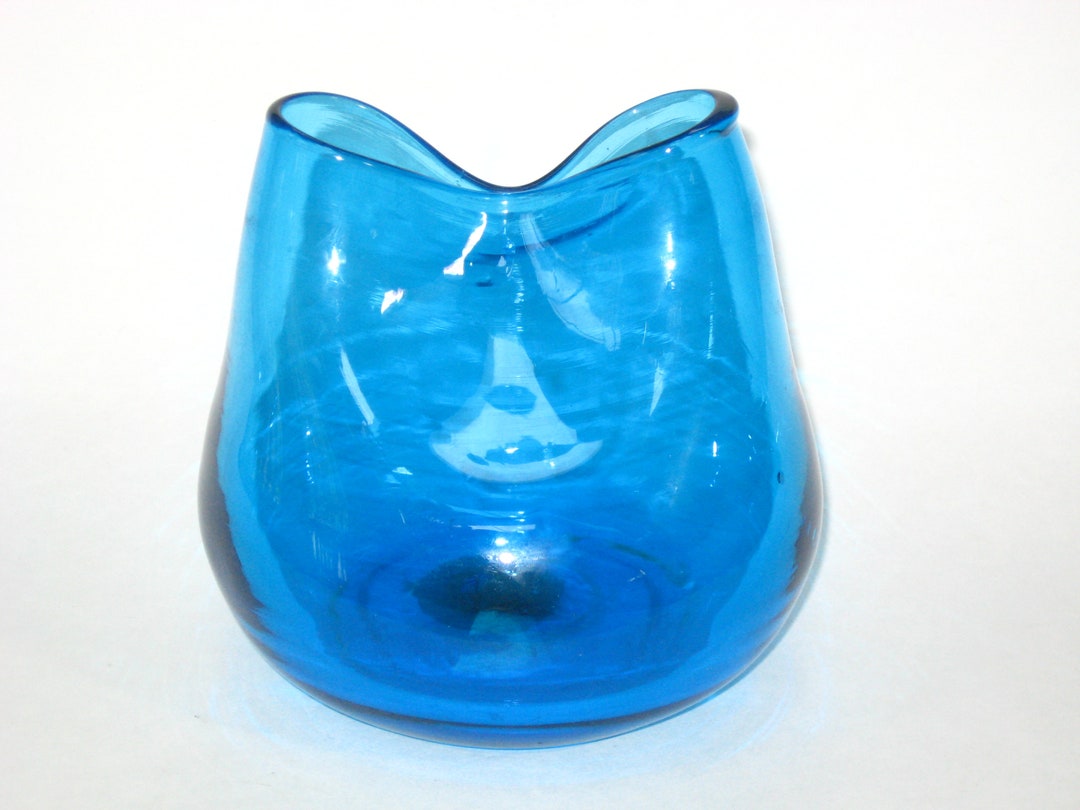 Blenko Large 5 Turquoise Blue No. 39 Pinched Ivy Ball - Etsy