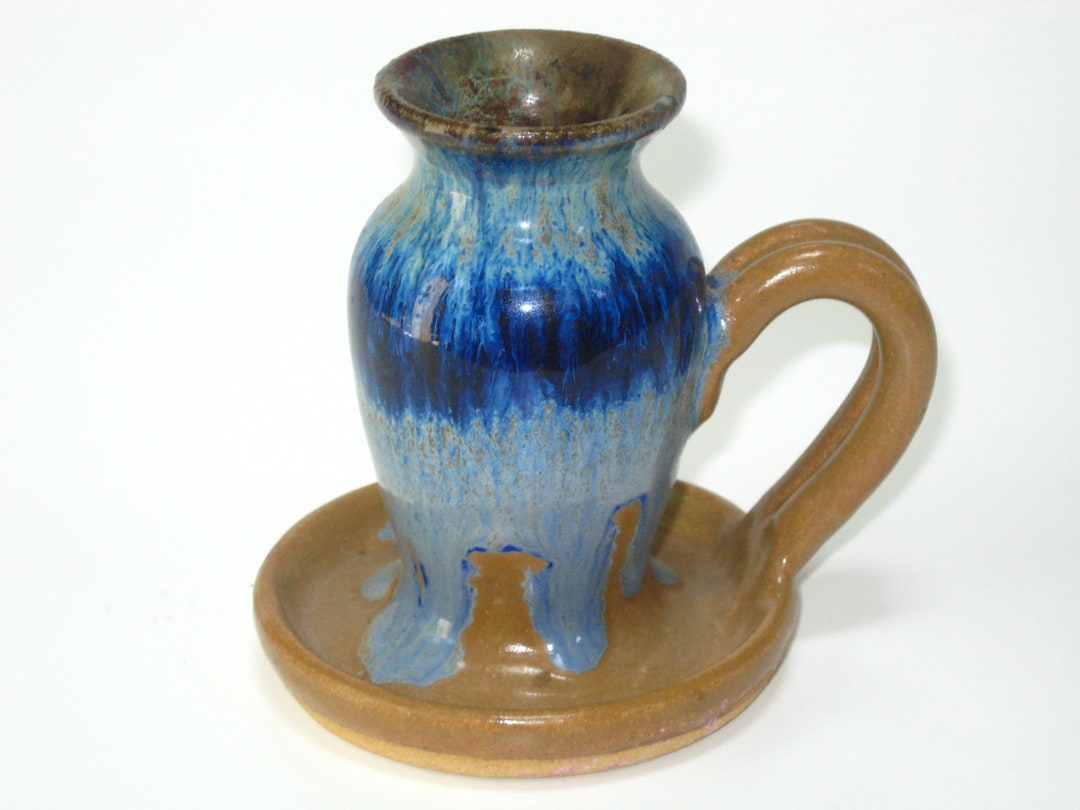 Jack Pott Studio Art Pottery Chamberstick; Signed Vintage Handcrafted ...