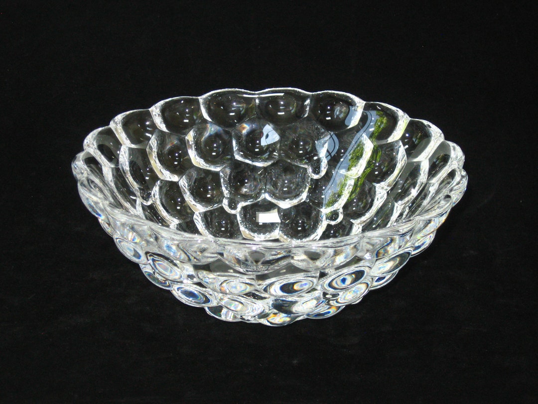 Orrefors HALLON Raspberry 7 Bowl Vintage 1990s Anne - Etsy