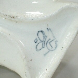 Antique Goebel Porcelain 1920s Art Deco Flower Frog/arranger Bird on a ...